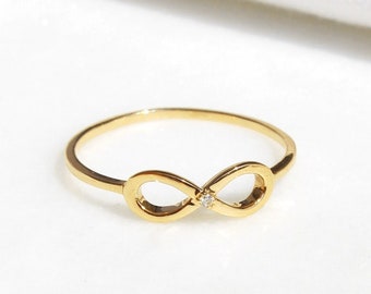 Eternal Love Symbol Ring - Etsy