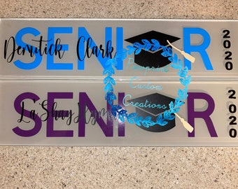 Custom Personalized Senior Tile, Graduation Gift With Name, Class of ...