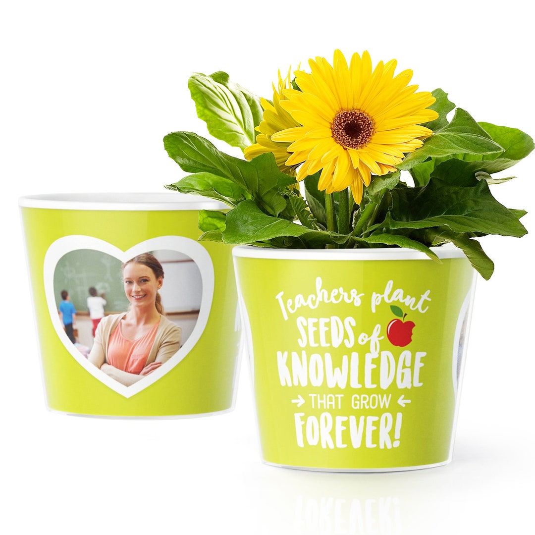 Personalized Photo Pot, Teachers Plant Seeds of Knowledge That Grow ...