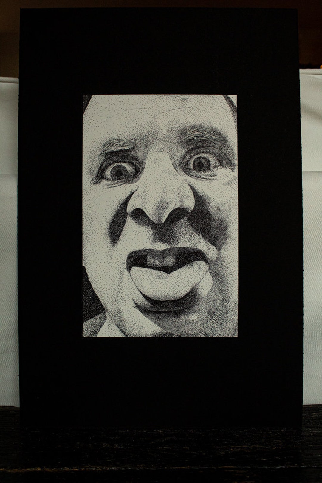 Custom Pen&ink Stippling Portrait - Etsy