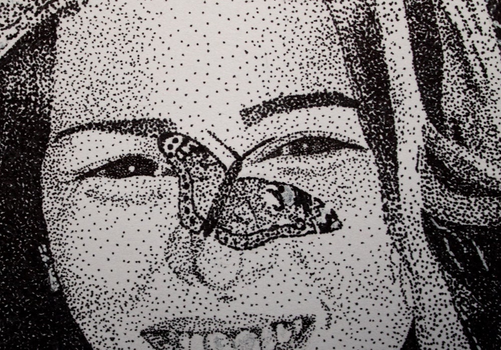 Custom Pen&ink Stippling Portrait - Etsy