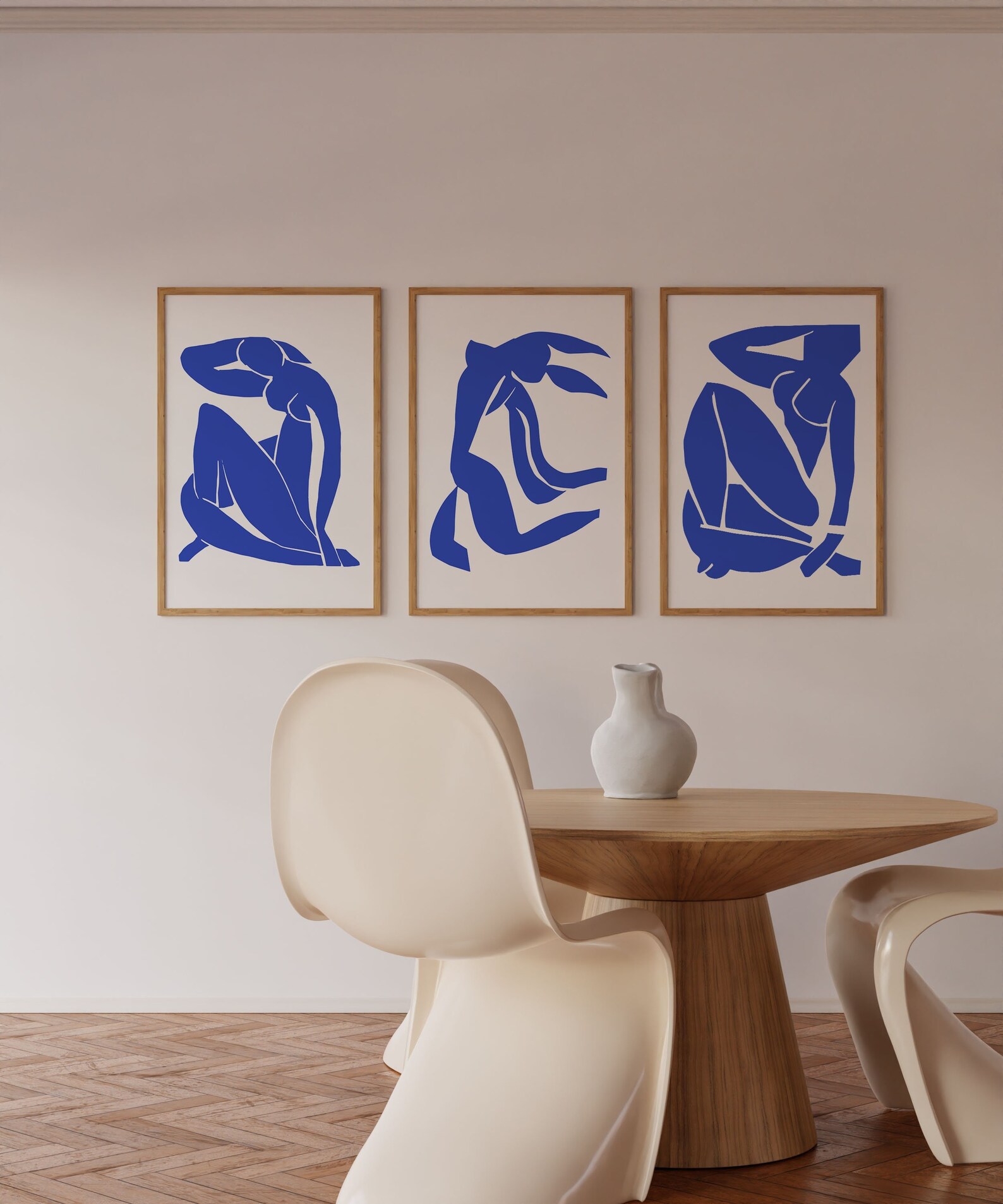 Set of 3 Matisse Print Matisse Blue Woman Poster Papiers - Etsy