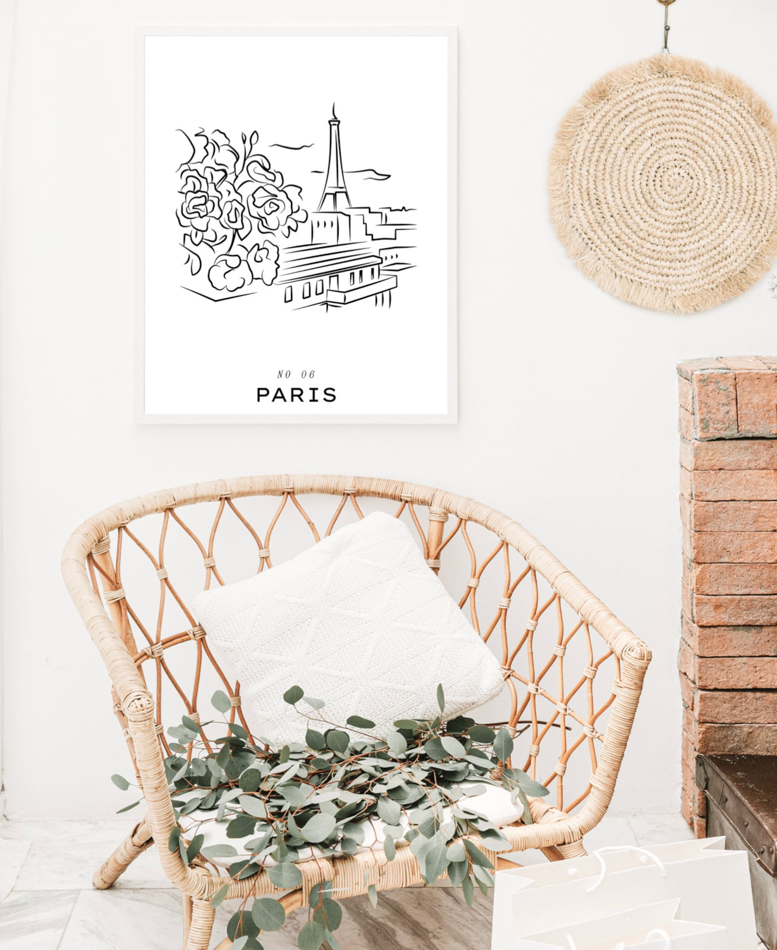 Paris Travel Poster Paris France Print Eiffel Tower Poster - Etsy