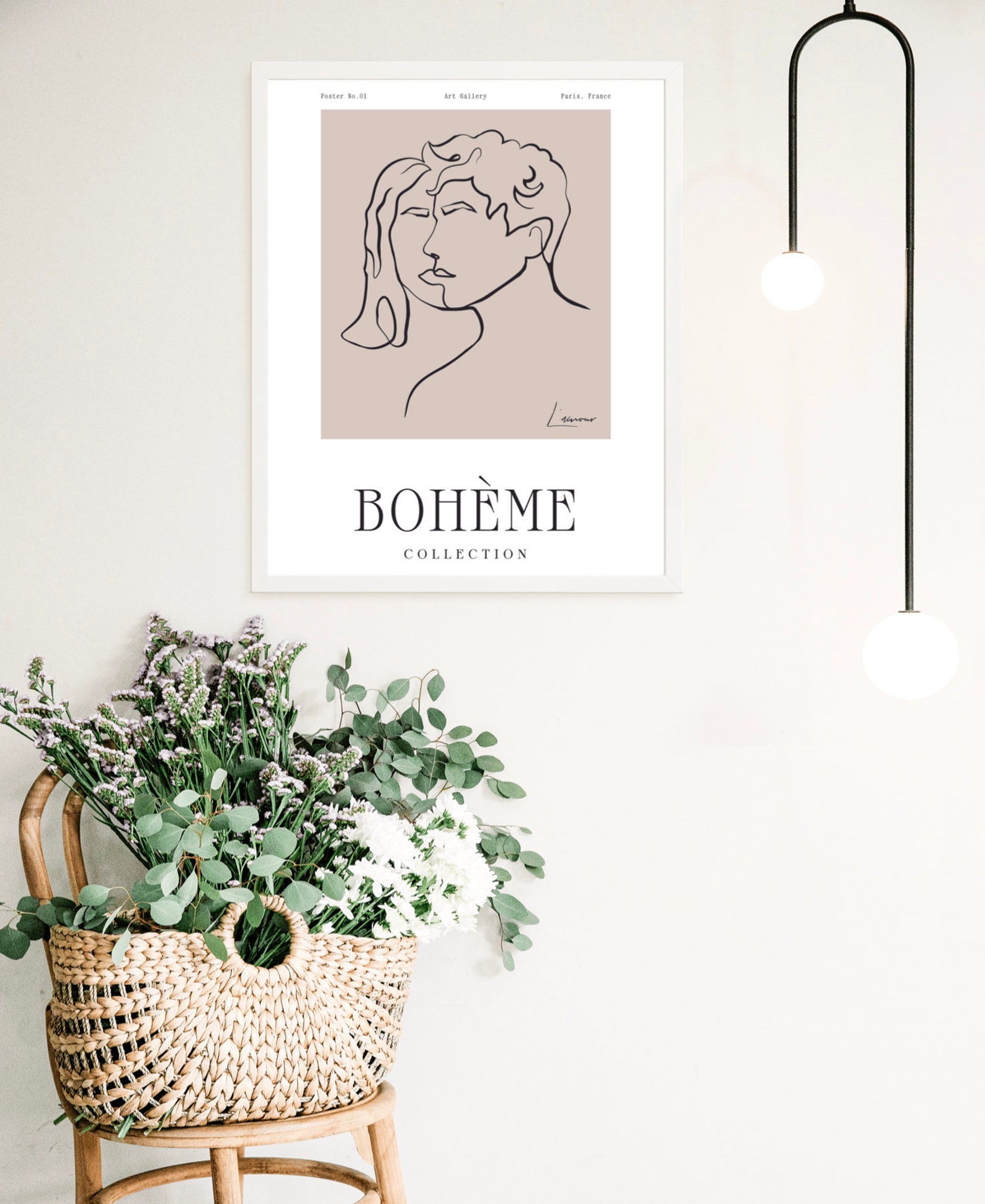 Couples Line Art Man and Woman Line Art French Art Gallery - Etsy