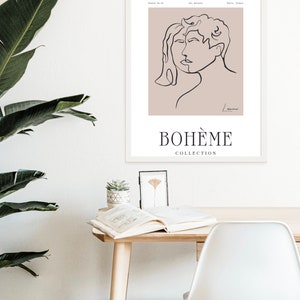 Couples Line Art Man and Woman Line Art French Art Gallery - Etsy