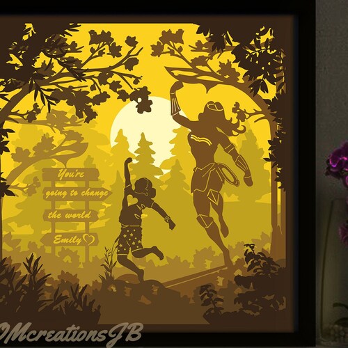 Shadow Box Svg Template Svg Files for Cricut and Silhouette | Etsy