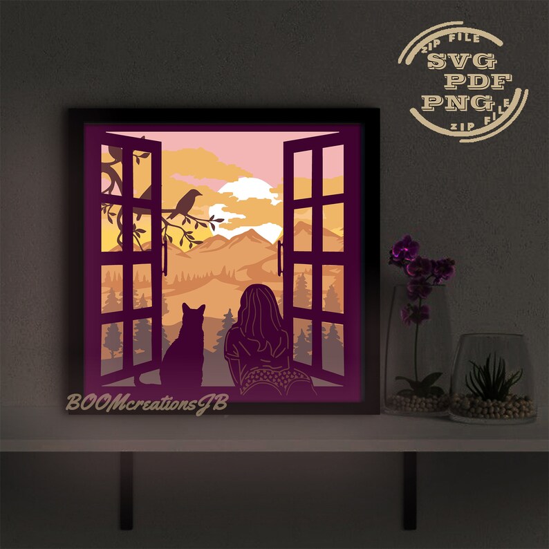 Shadow Box Svg | Etsy