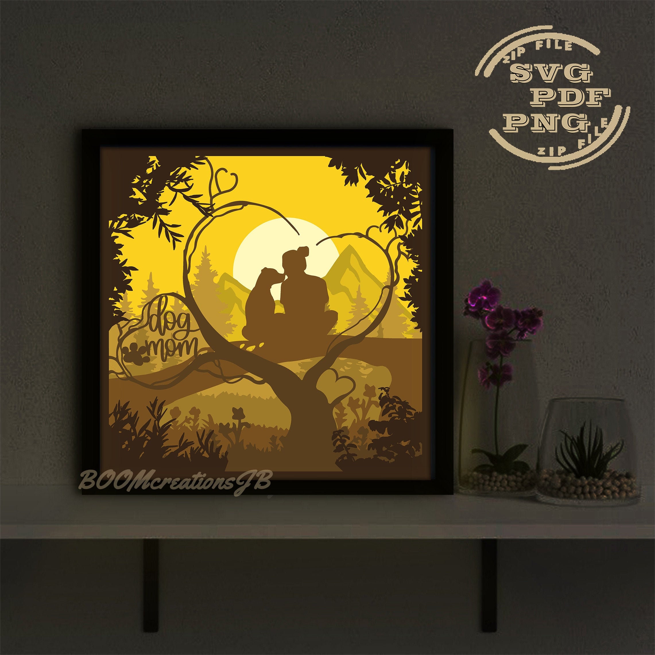 Dog Mom Shadow Box - Etsy Canada