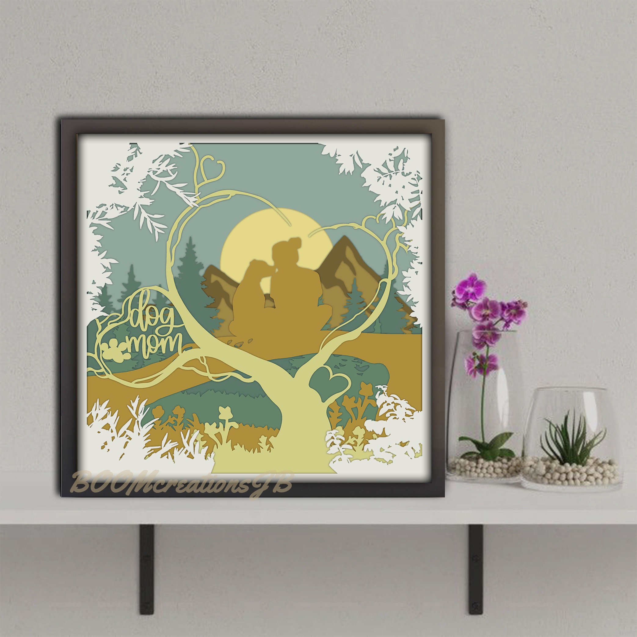 Dog Mom Shadow Box - Etsy Canada