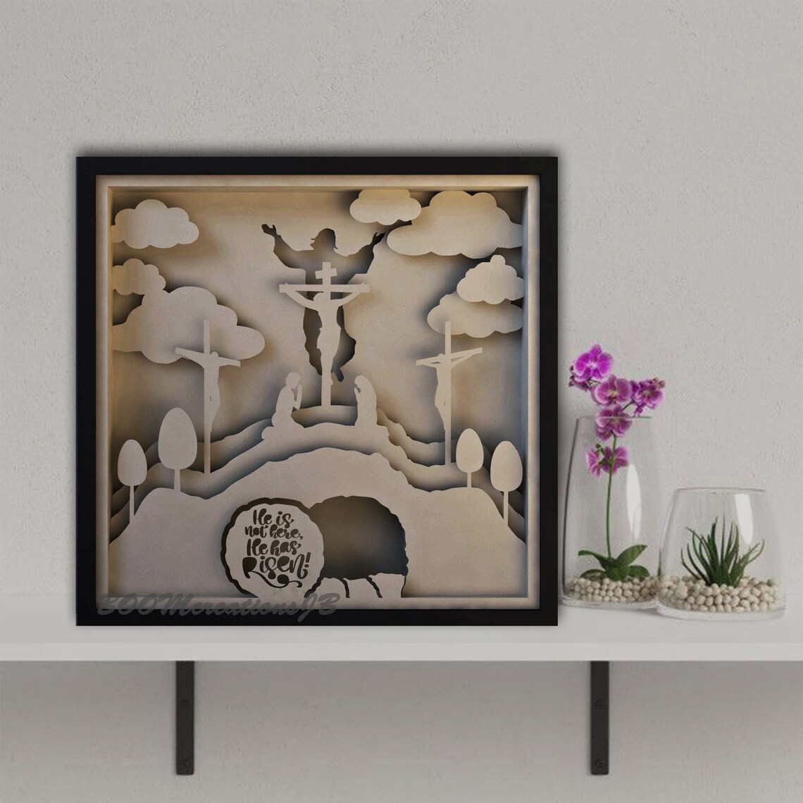 Easter Shadow Box - Etsy Canada
