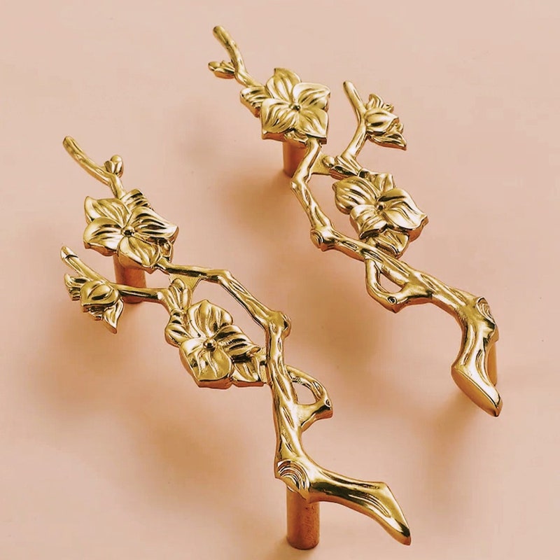 Flower Door Handles - Etsy
