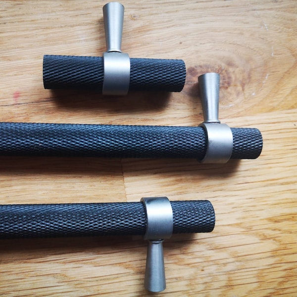 Black Chrome Cabinet Hardware - Etsy