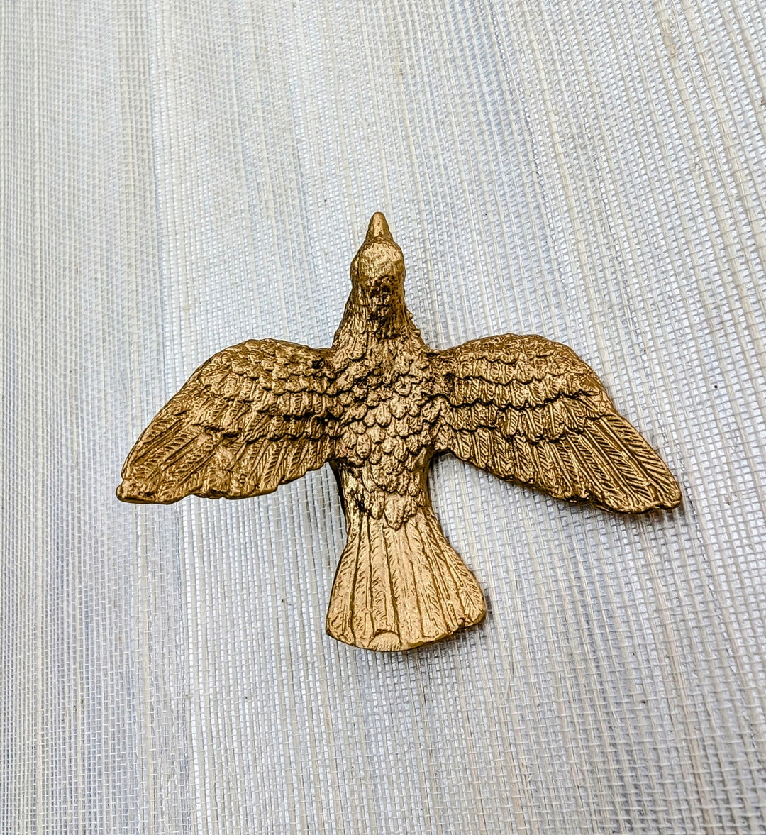 Gold Brass Dove of Peace Drawer Handle/gold Brass Dove Shaped Cabinet ...