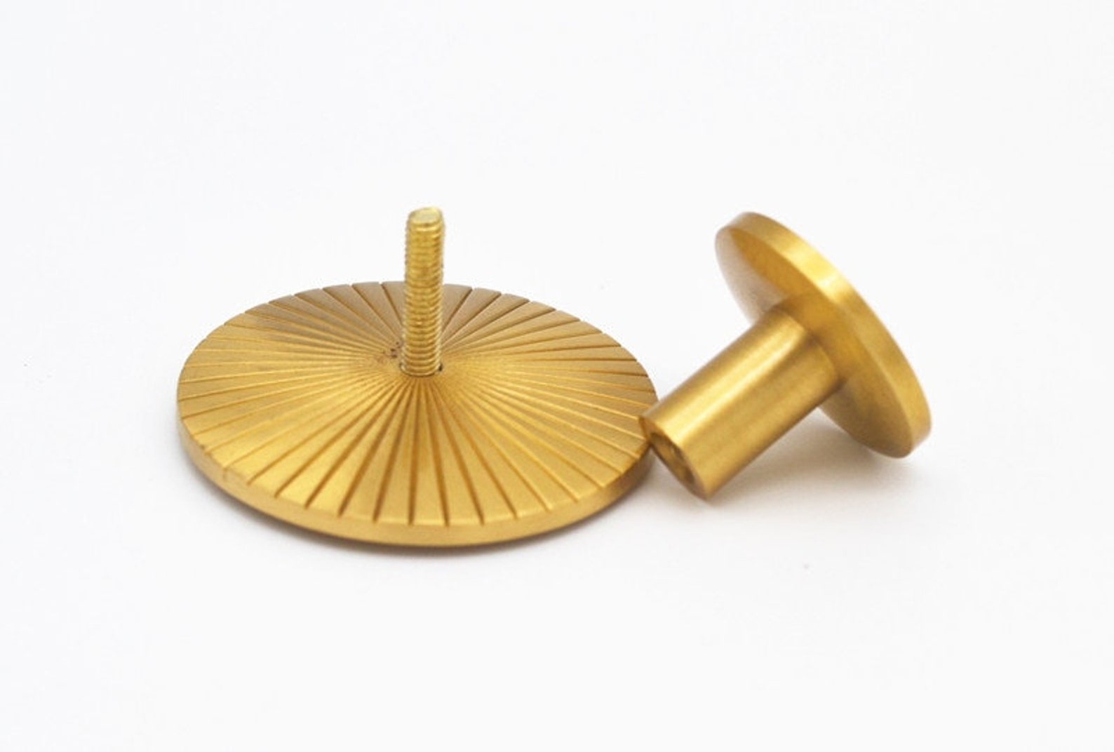 Round Circle Back Plate Drawer Handle With Line Detail/mid - Etsy