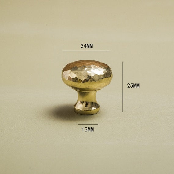 Hammered Bronze Cabinet Door Handle