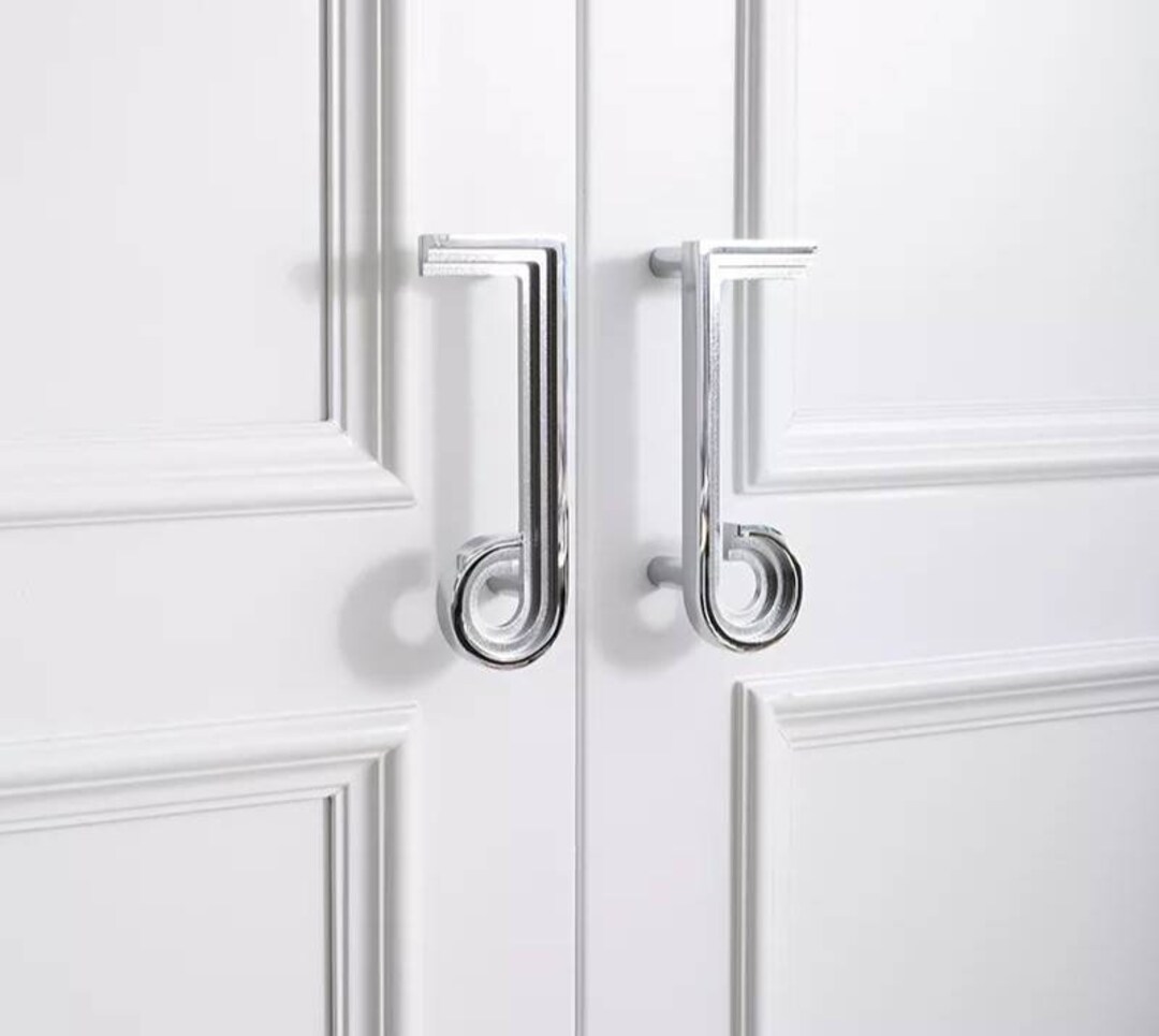 Silver Note Shaped Retro Door Handle/silver Geometric Shape Wardrobe ...