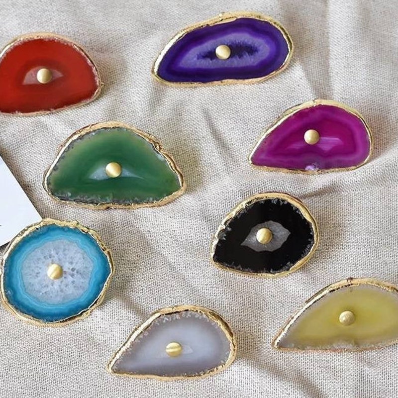 Agate Knobs - Etsy