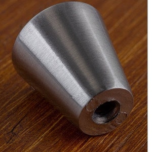Classic Cone Shaped Silver or Black Nickel Drawer Handle/cone Cabinet ...