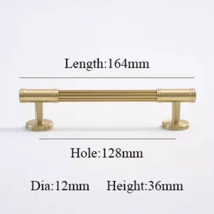 Matte Gold Line Texture Bar Handle/gold Cabinet Pull With Round Feet ...