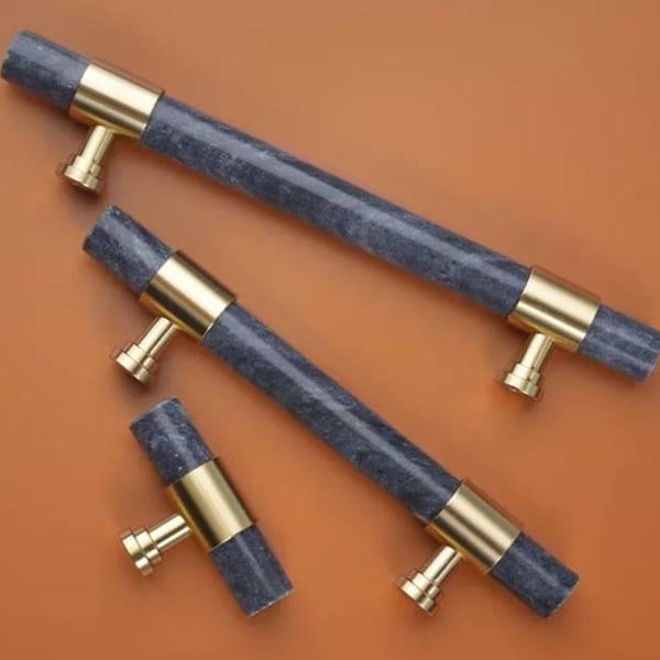 Marble Door Handles - Etsy