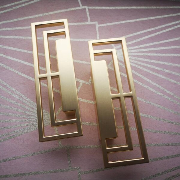 Mid Century Modern Drawer Pulls - Etsy