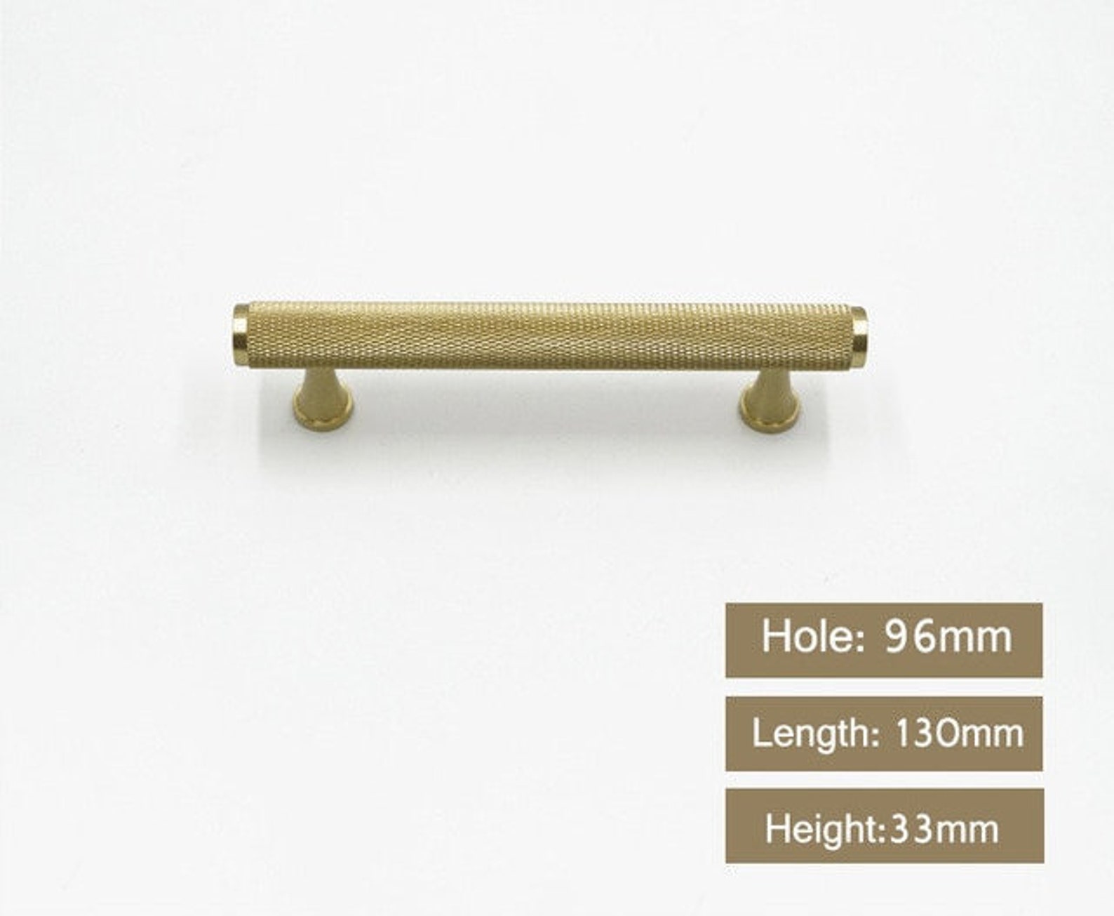 Plain Gold Brass Knurled Texture Cabinet Bar Handle/brass - Etsy UK