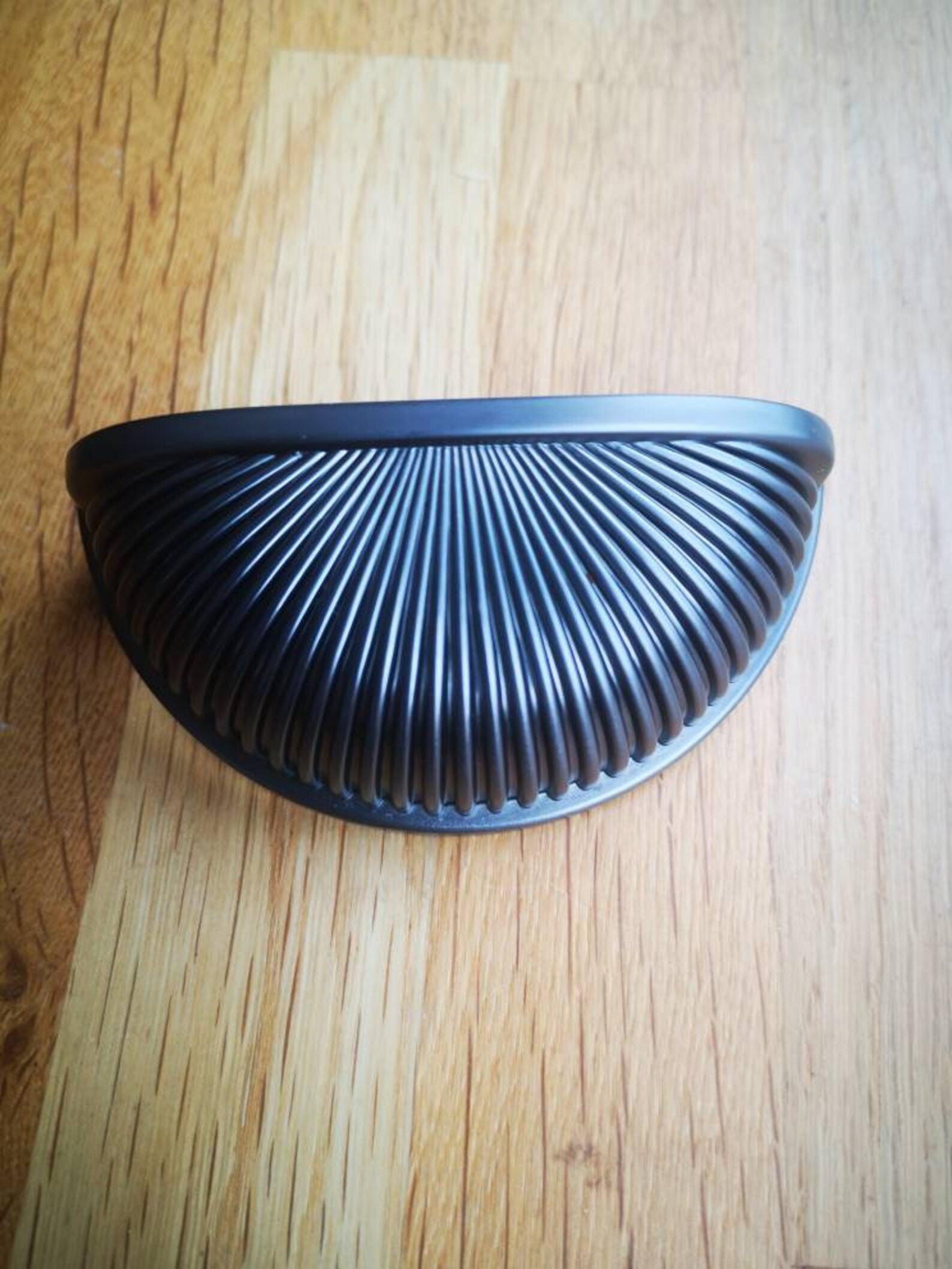 Gunmetal Grey Clam Shell Drawer Pull/gray Cup Shaped Cabinet - Etsy