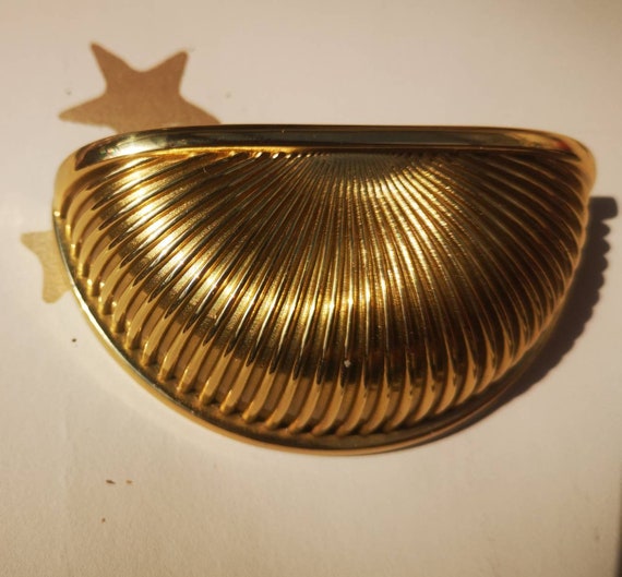 Clam Shell Inspired Solid Shiny Polished Brass Cup Shaped Semi | Etsy