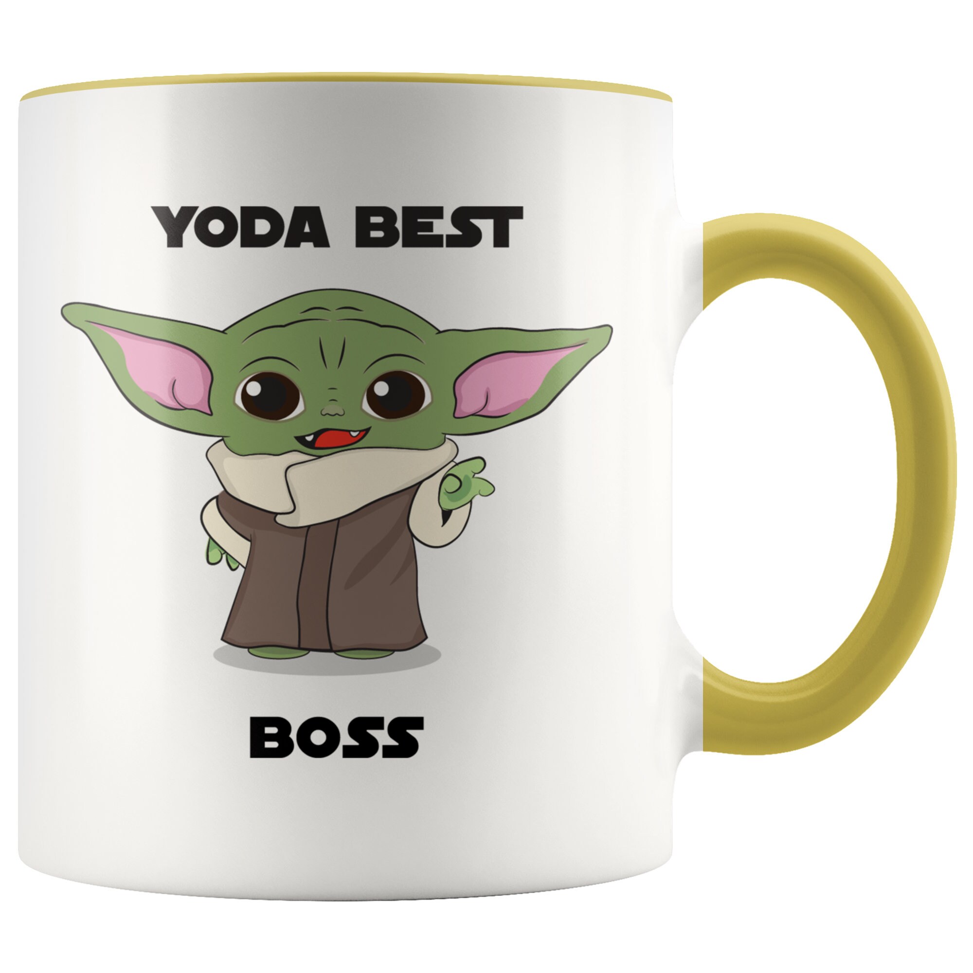 Yoda Best Boss Mug Boss Mug Boss Gift Career Mug | Etsy