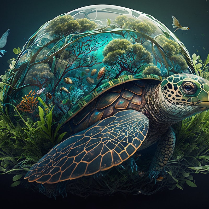 Turtle Puzzle - Etsy