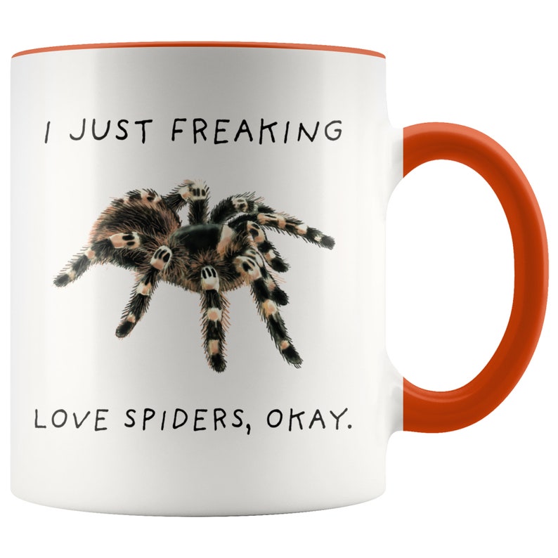 I Just Freaking Love Spiders Okay Mug Spider Mug Spider | Etsy