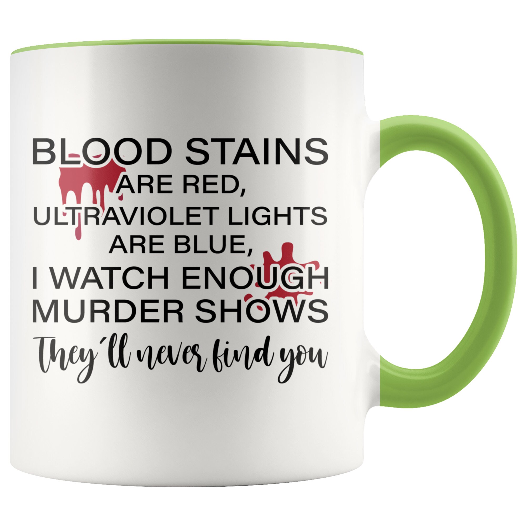Blood Stains Are Red Mug Funny Mugs Friend Gifts Colleague | Etsy