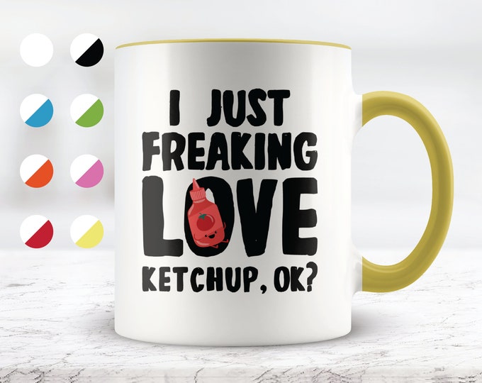 Scared Ketchup 11oz Ceramic Covfefe Mug - Etsy