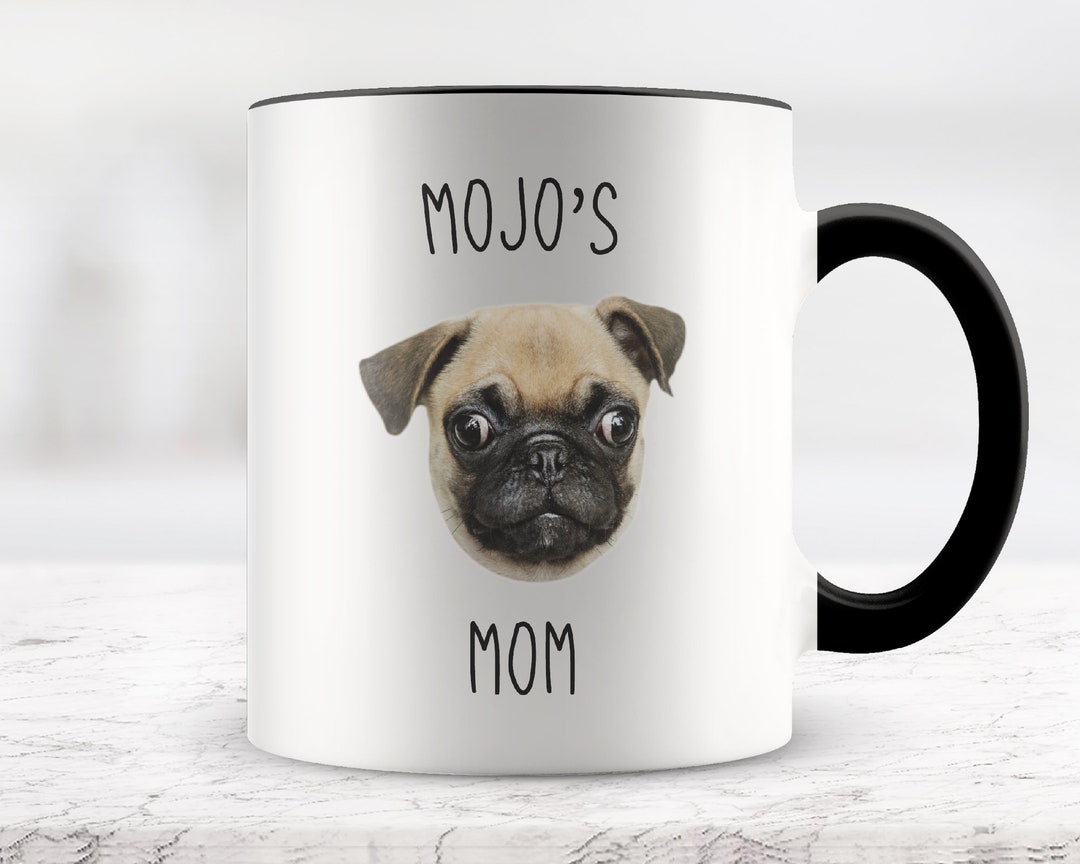Personalized Dog Mug /dog Face Mug / Custom Dog Mug / Dog Mom Mug / Dog ...
