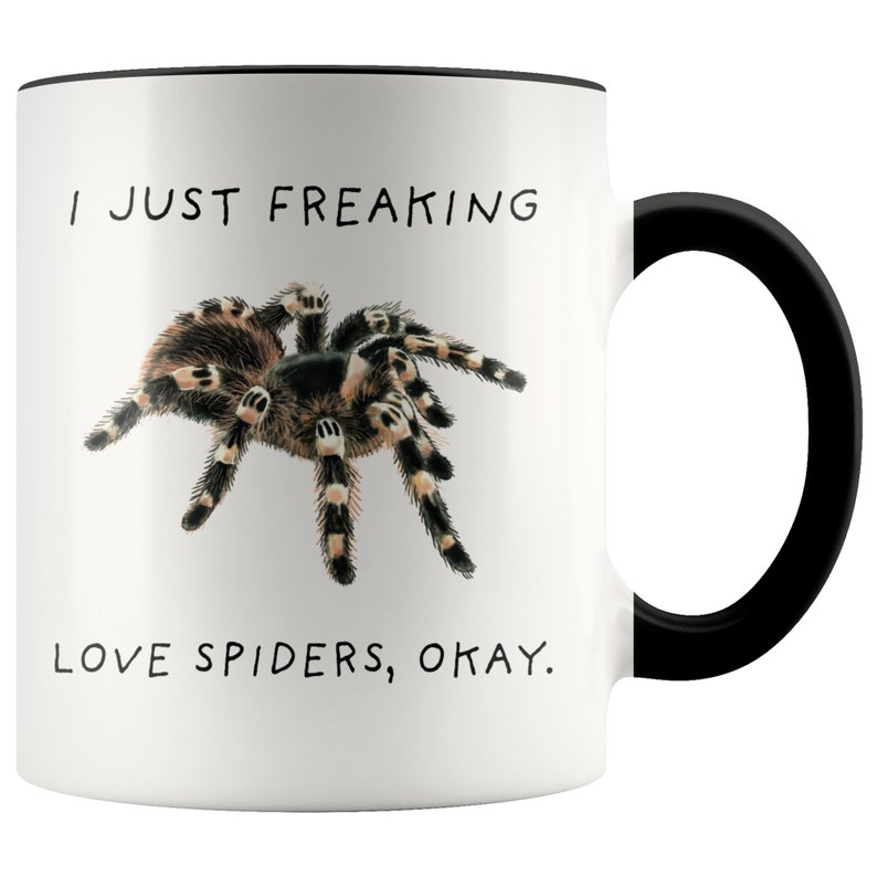 I Just Freaking Love Spiders Okay Mug Spider Mug Spider - Etsy