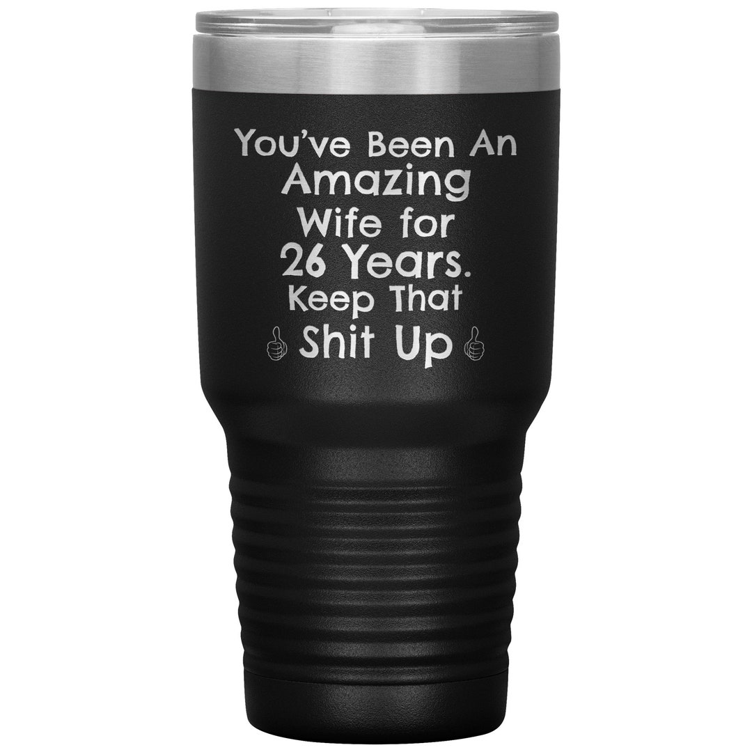26 Year Anniversary 26th Wedding Anniversary Tumbler Gift Etsy 26-year-anniversary-26th-wedding-anniversary-tumbler-gift-etsy