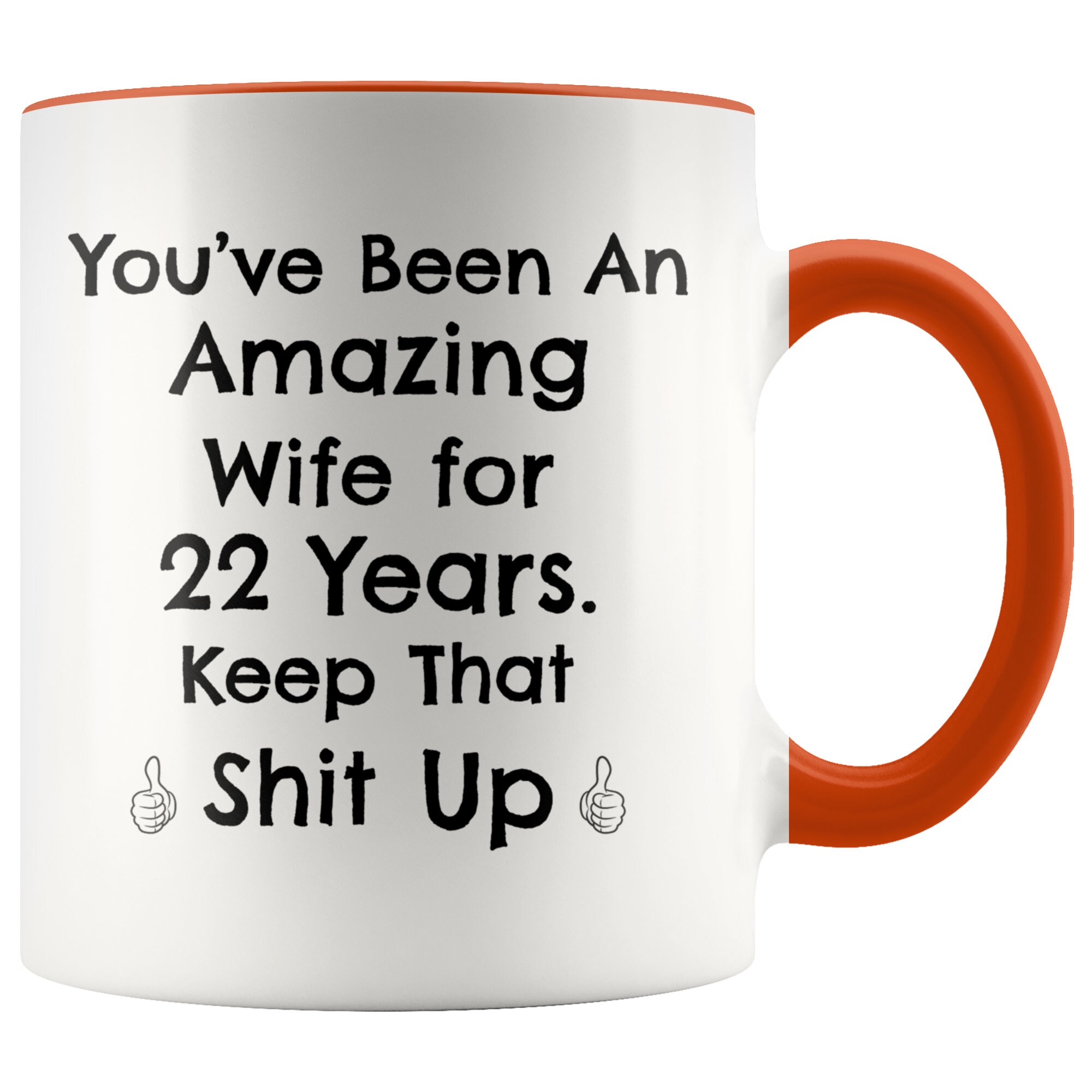 22 Year Anniversary 22nd Wedding Anniversary Mug Gift For Etsy 22 Year Anniversary 22nd Wedding Anniversary Mug Gift For Etsy