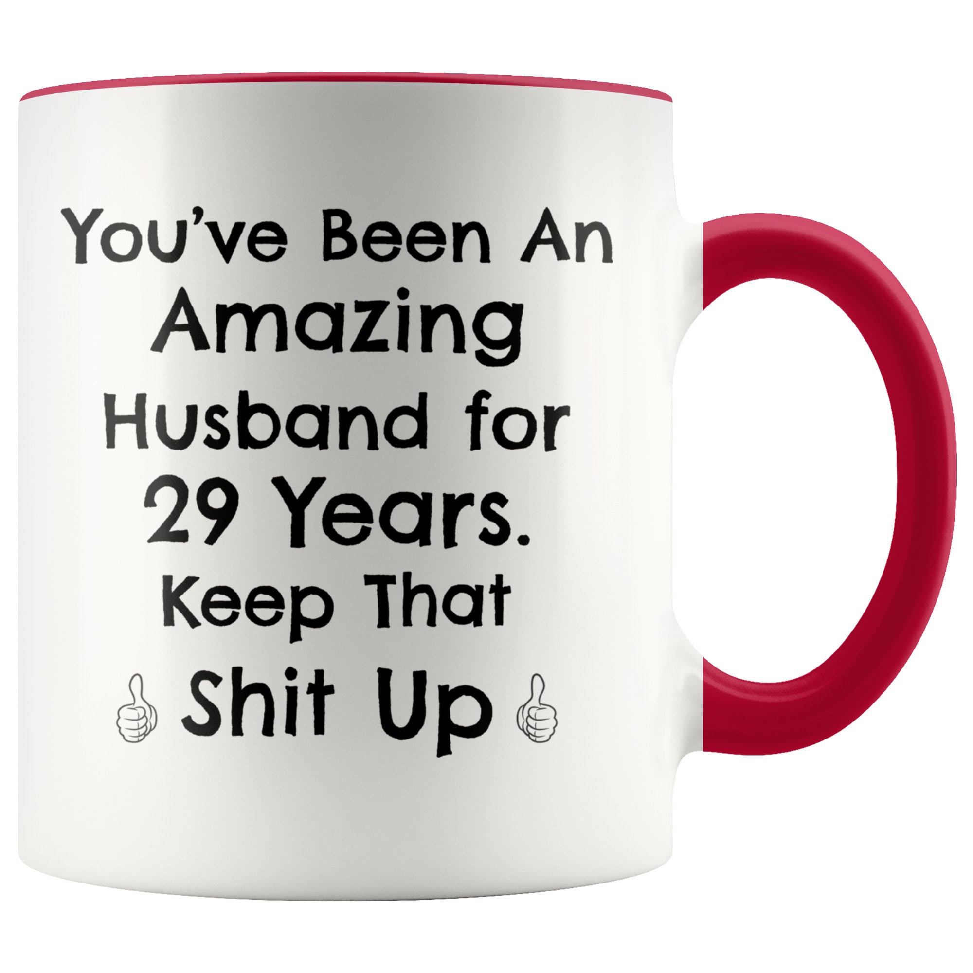 29 Year Anniversary 29th Wedding Anniversary Mug Gift For | Etsy