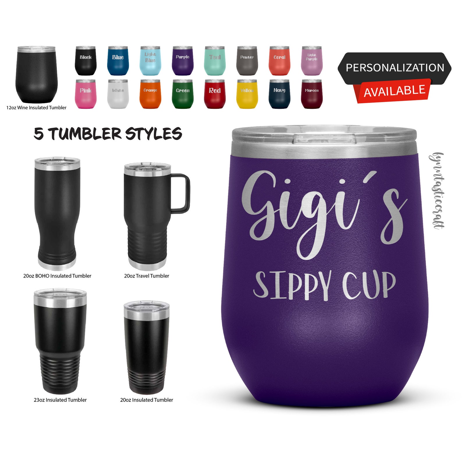 Gigi's Sippy Cup Gigi Wine Tumbler Gigi Gift Funny Wine - Etsy