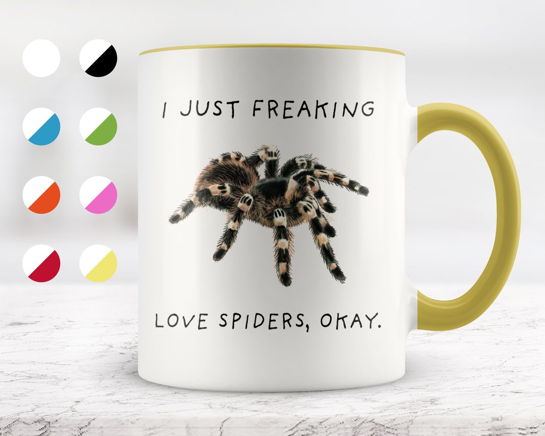 I Just Freaking Love Spiders, Okay Mug, Spider Mug, Spider Gifts ...