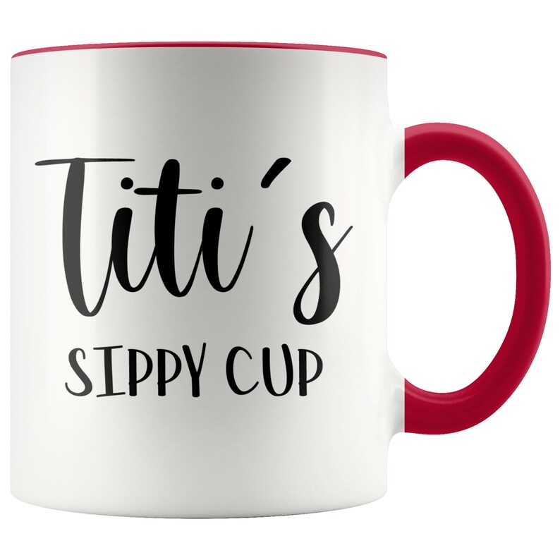 Titi's sippy cup Titi Mug Titi Gift Funny Mugs Family | Etsy