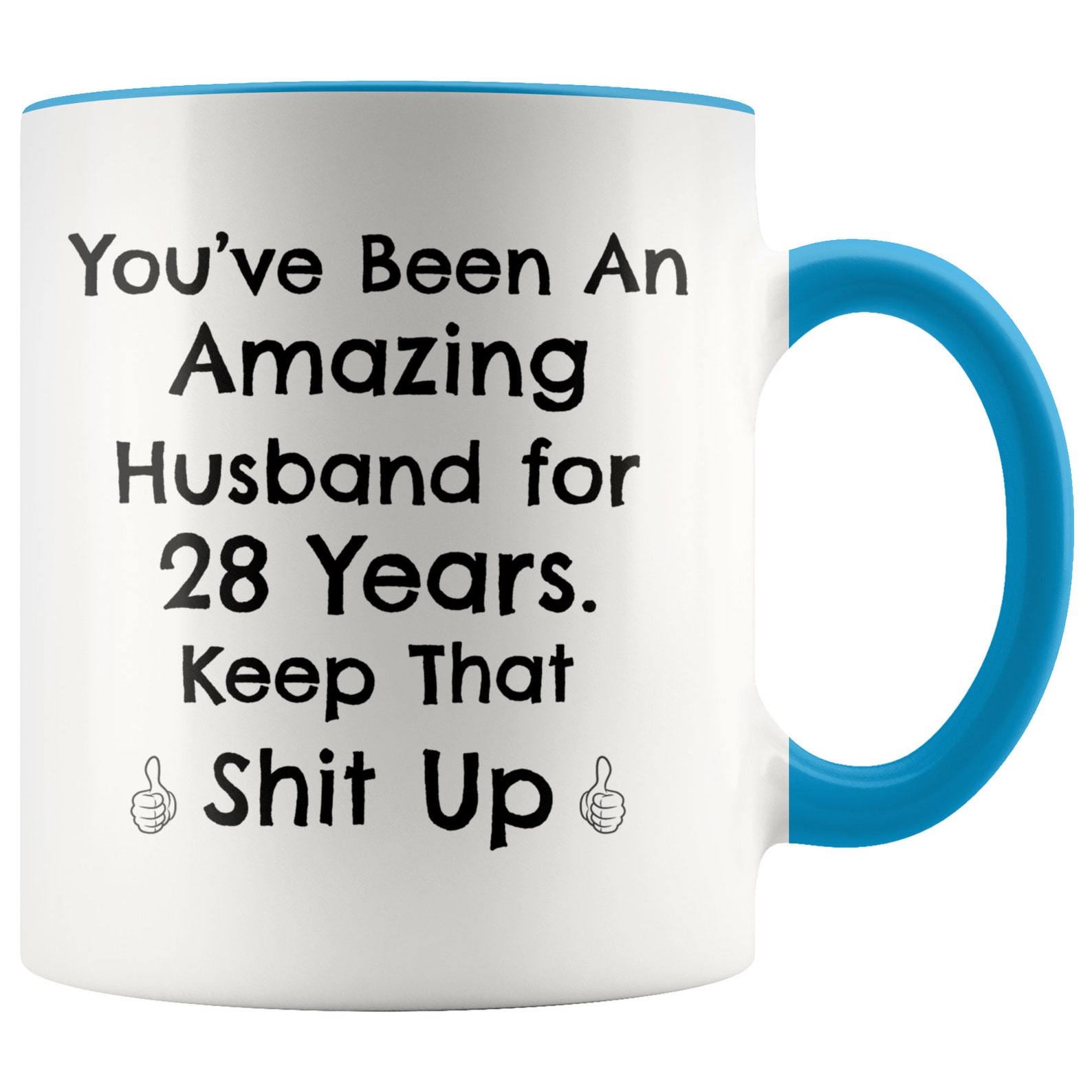 28 Year Anniversary 28th Wedding Anniversary Mug Gift for - Etsy