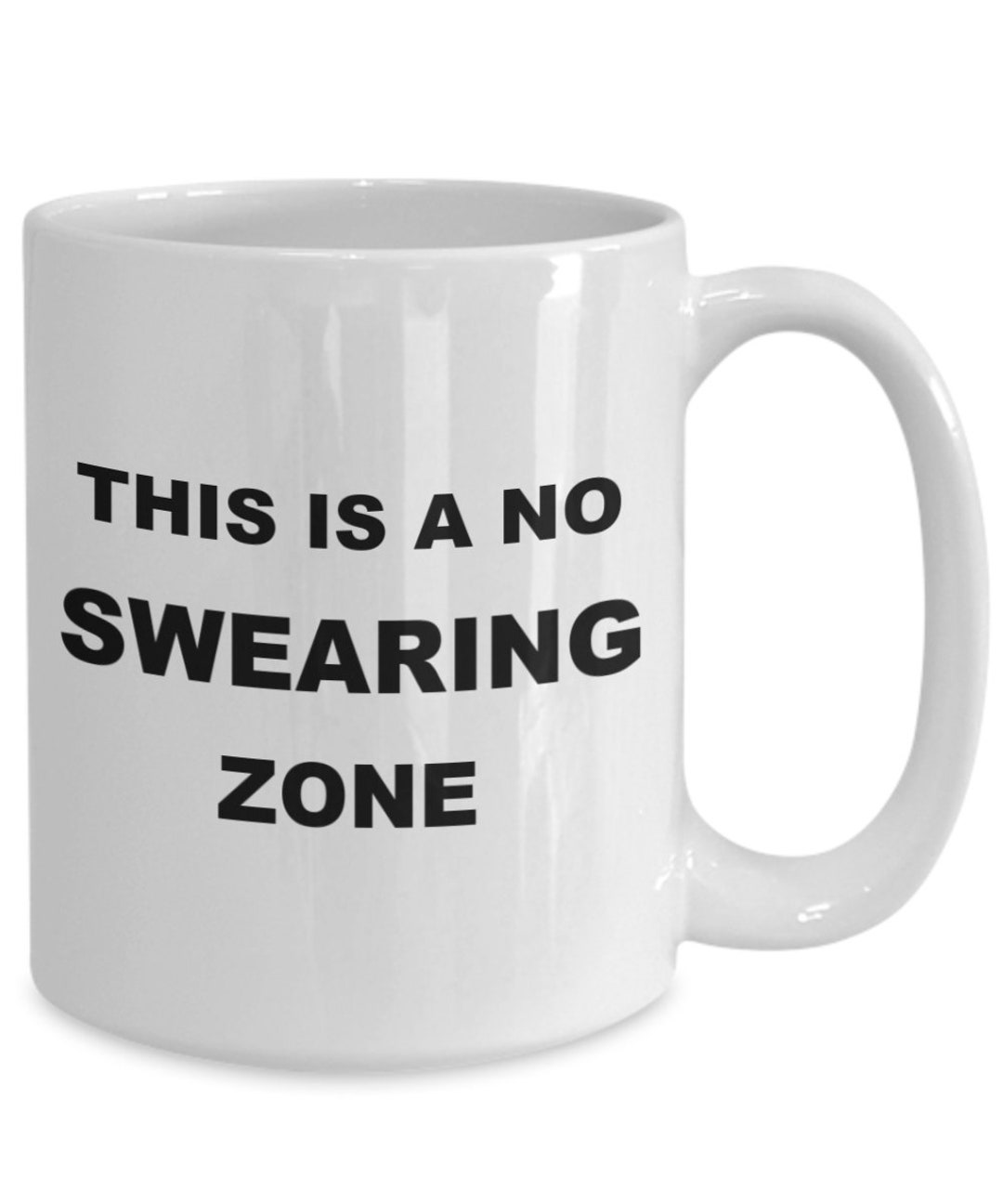 No Swearing Coffee Mug Funny Swearing Mug Teenage Kids Mug - Etsy