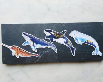 Decals & Skins Waterproof Decal Whale Fin Stickers Ocean Stickers Whale ...
