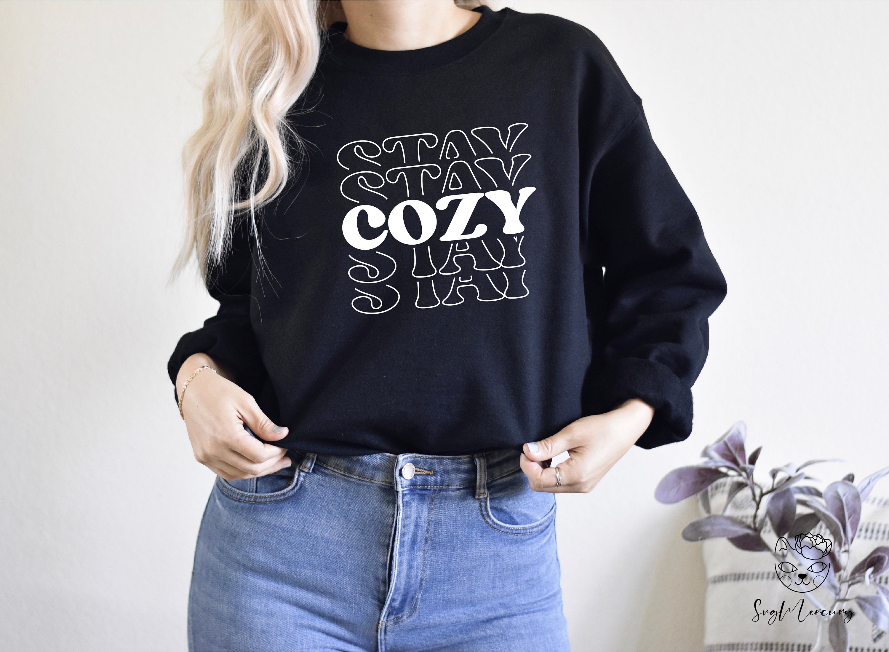 Stay Cozy Svg SVG PNG and EPS Clipart Design Element - Etsy