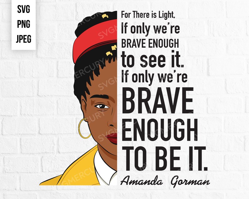 Amanda Gorman Svg Vice President Bundle SVG PNG and JPEG | Etsy