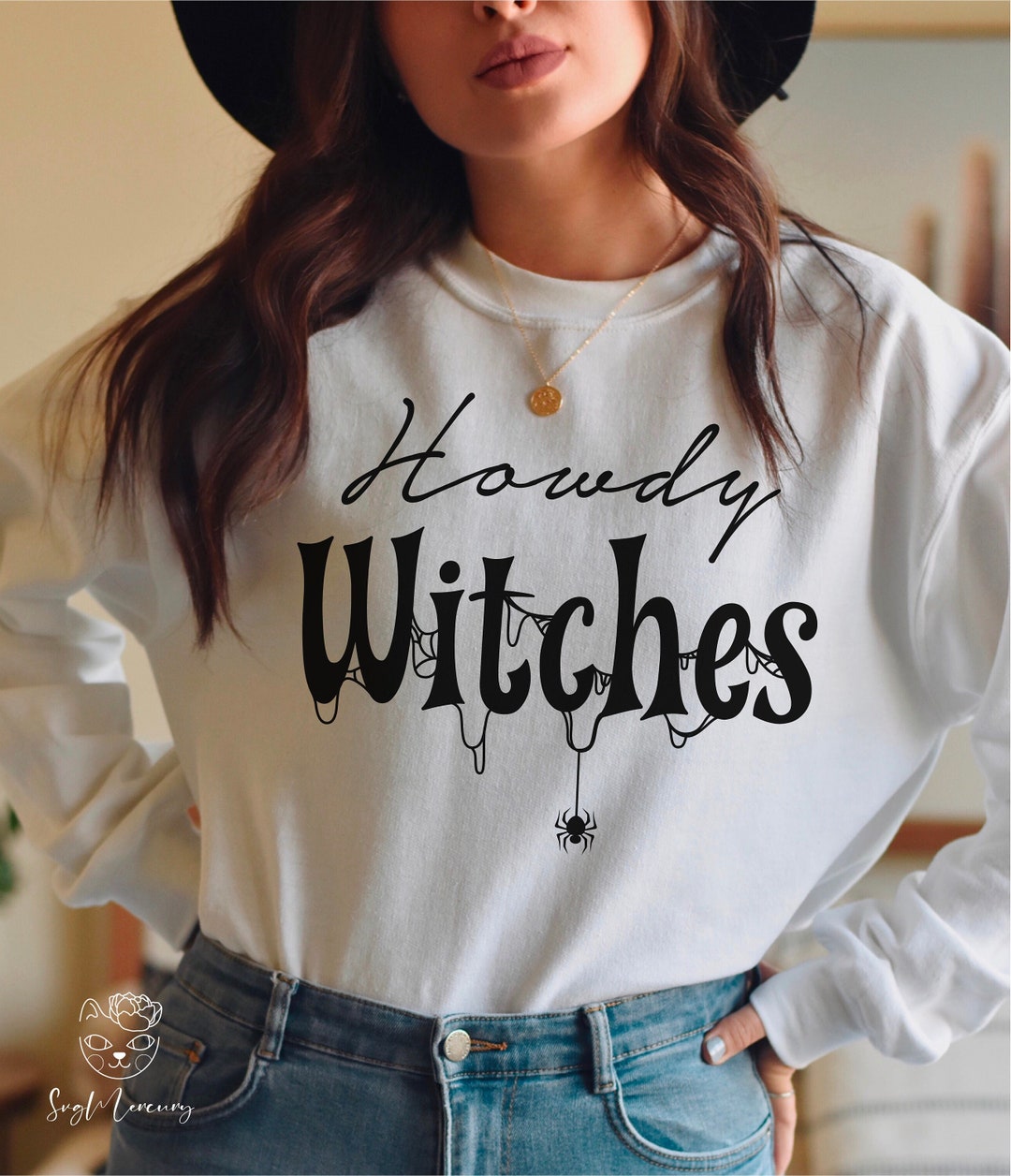 Howdy Witches Svg, SVG PNG and EPS, Clipart Design Element, Cricut, Cut ...
