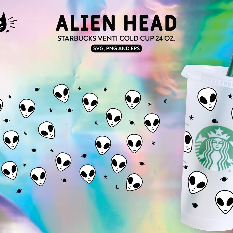 Alien Head Svg - Etsy