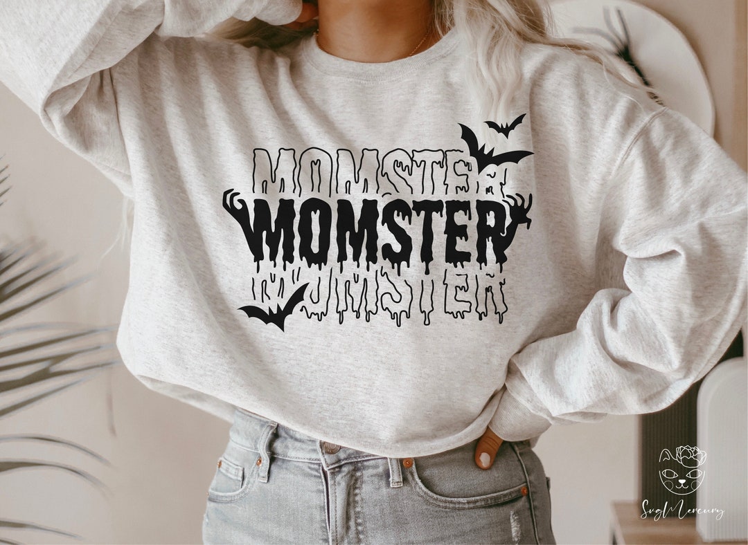 Momster Svg, SVG PNG and EPS, Clipart Design Element, Cricut, Cut File ...