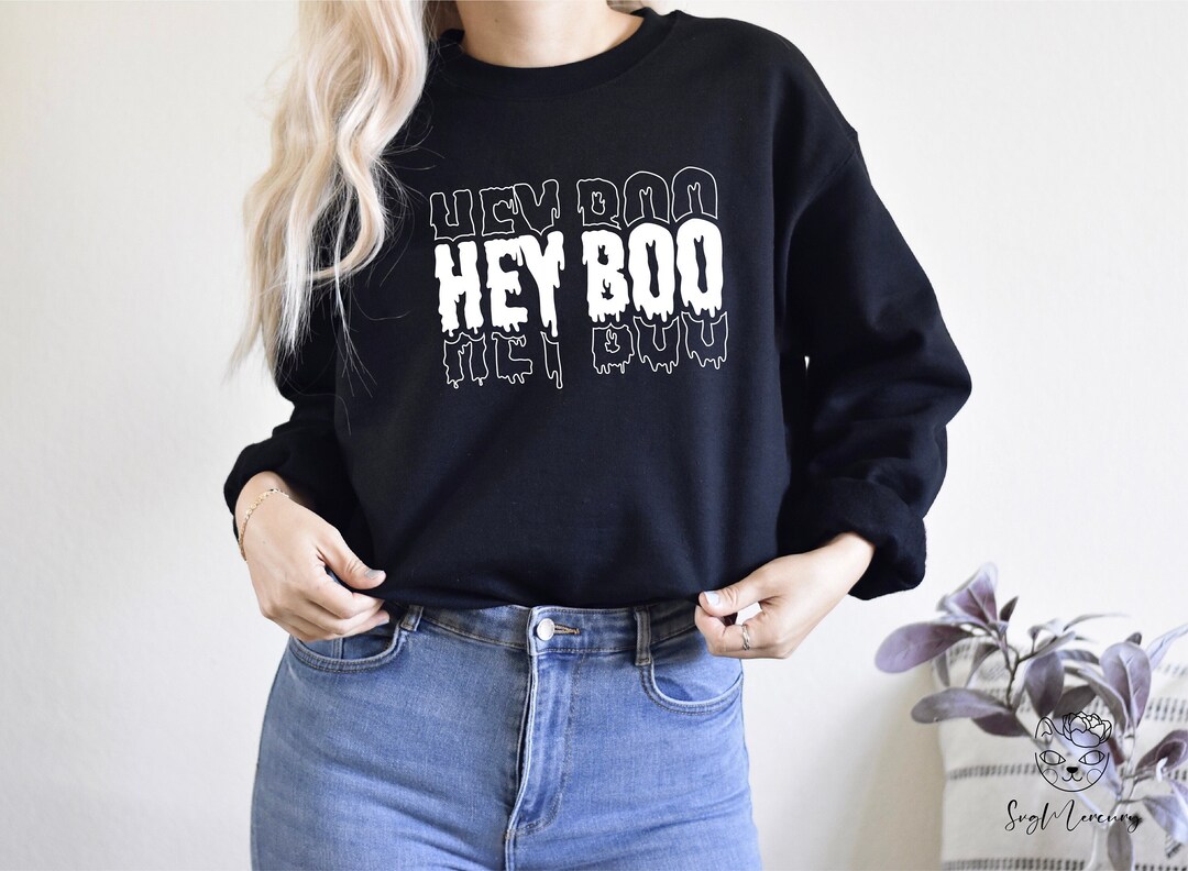 Hey Boo Svg, SVG PNG and EPS, Clipart Design Element, Cricut, Cut File ...